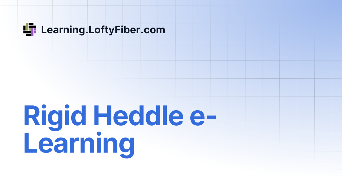 Rigid Heddle e-Learning | Learning.LoftyFiber.com